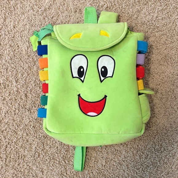 buckle buddy | Toys | Buckle Buddy Green Kids Backpack | Poshmark